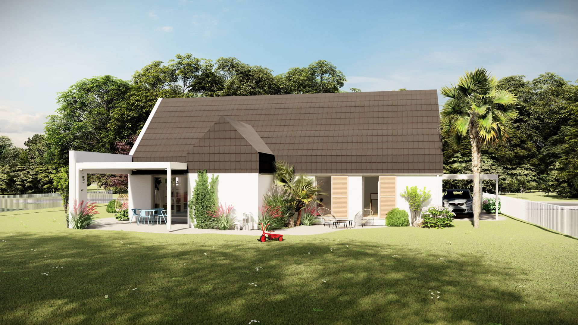 Maison contemporaine LESCUN - IGC Construction