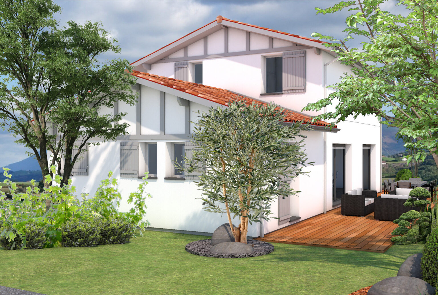 Projet de construction maison neuve Bassussarry - IGC Construction